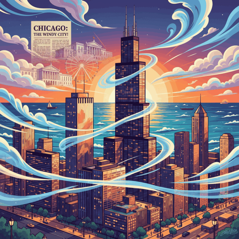 ¿Por qué llaman a Chicago "la ciudad del viento"?